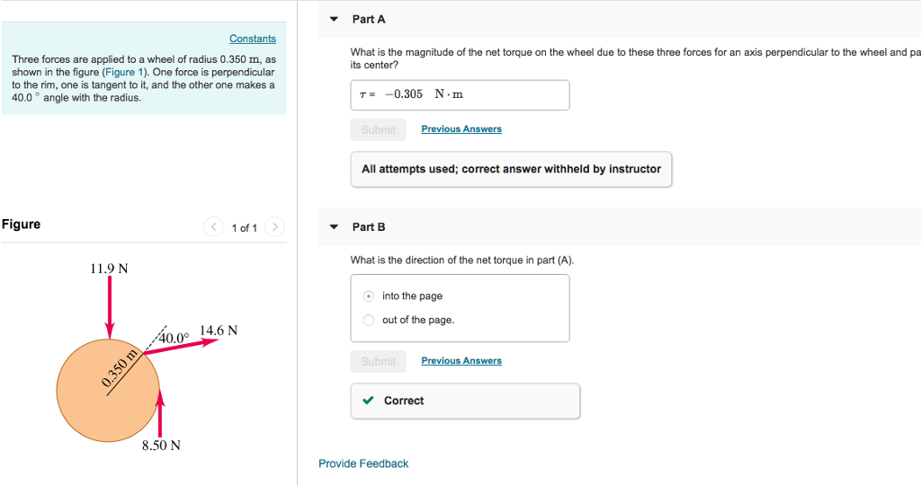 Solved Part A Constants What is the magnitude of the net | Chegg.com
