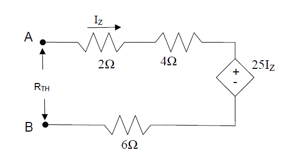 Solved 3) Find RTH looking into terminals A and B. | Chegg.com