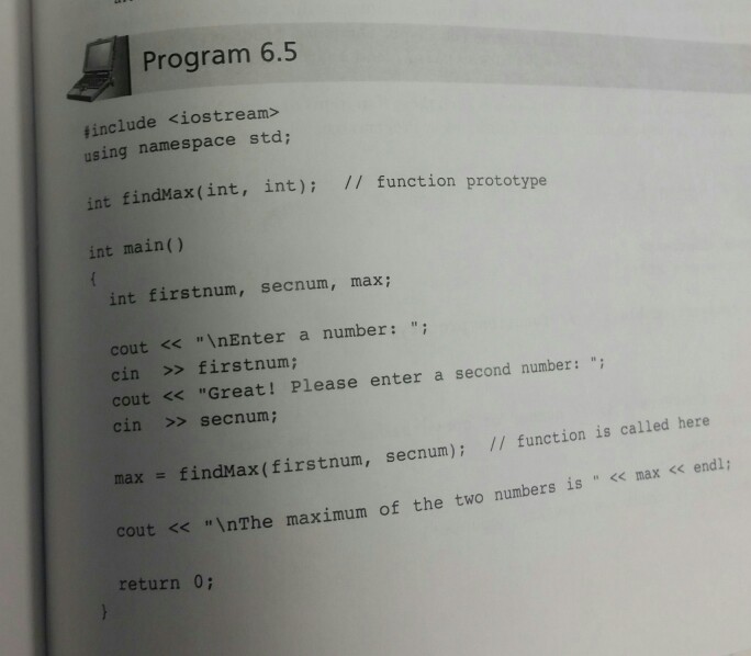 1 Add The Findmax Function Program 65 On Pages 