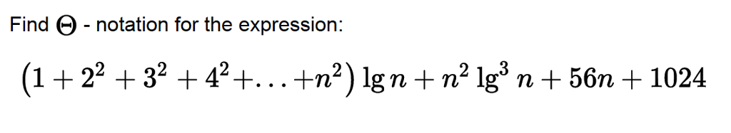 Solved Find theta - notation for the expression: (1 + 2^2 + | Chegg.com