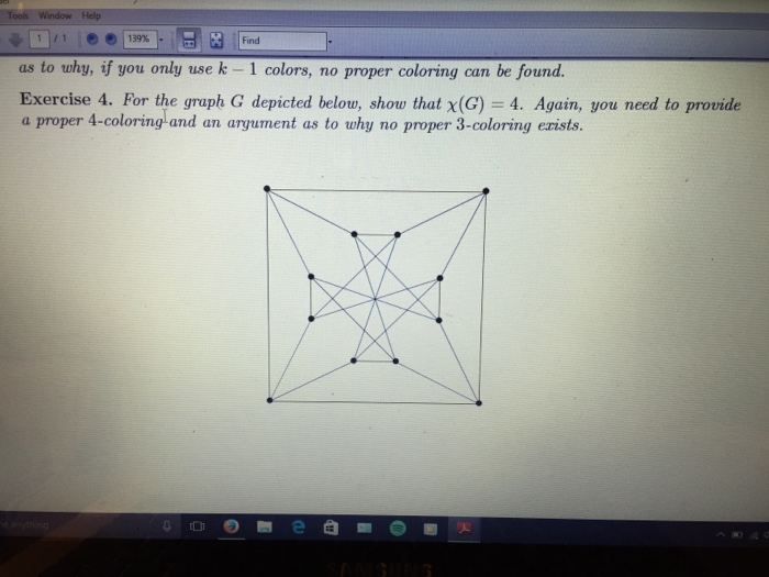 Solved As to why, if you only use k - 1 colors, no proper | Chegg.com