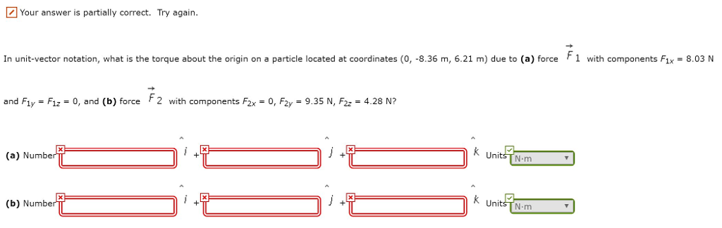 Solved In unit-vector notation, what is the torque about the | Chegg.com