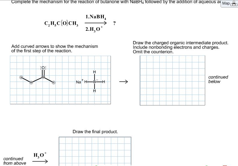 Solved Complete the mechanism for the reaction of butanone | Chegg.com