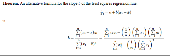 Solved Theorem An Alternative Formula For The Slope B Of Chegg solved-theorem-an-alternative-formula-for-the-slope-b-of-chegg