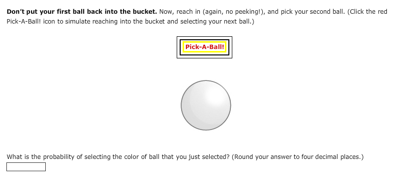 Solved In the game of Pick-A-Ball, there are 10 colored | Chegg.com