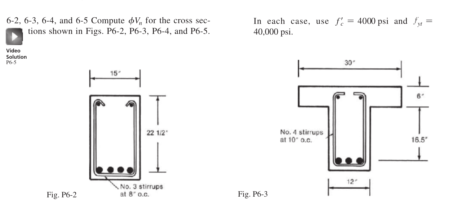 Compute Phi Vn for the cross sections shown in Figs. | Chegg.com