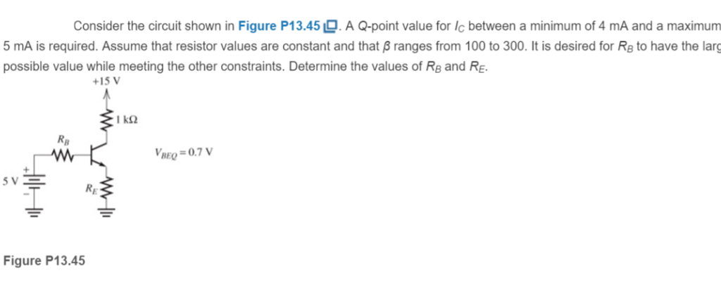 Solved Consider the circuit shown in Figure P13.45. A | Chegg.com