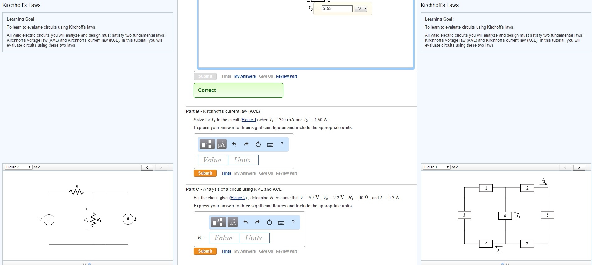 Solved To learn to evaluate circuits using Kirchoff's laws. | Chegg.com