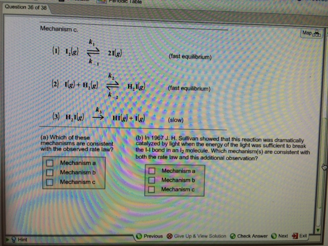 Solved Which of these mechanisms are consistent with the | Chegg.com