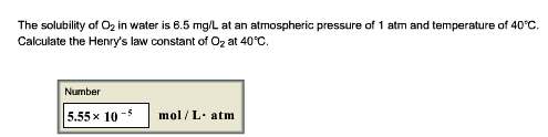 Solved Use the graph of solubility of O2 in water versus | Chegg.com