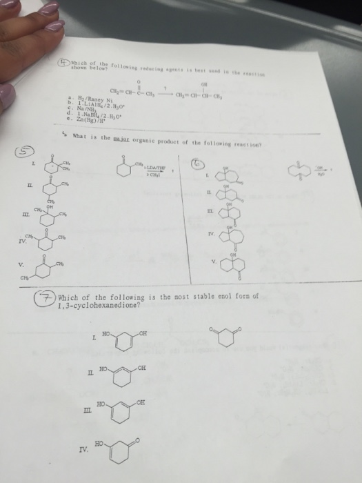 What is the major organic product of the following | Chegg.com