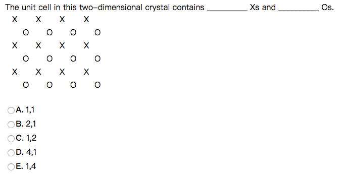 Solved The unit cell in this two-dimensional crystal | Chegg.com
