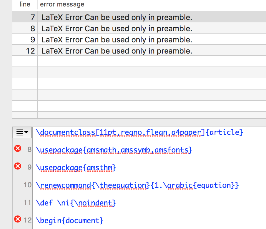 Solved I got some errors when I reproducing a math document | Chegg.com