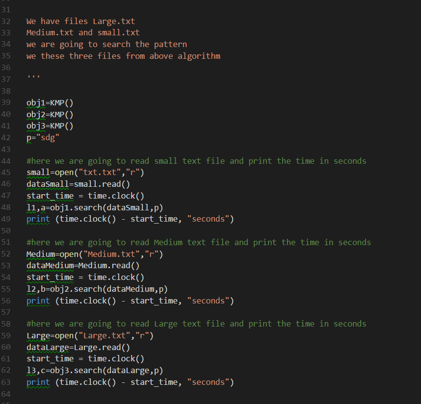 Solved Running python "c:\Users Breon Documents\ kmpfind.py" | Chegg.com