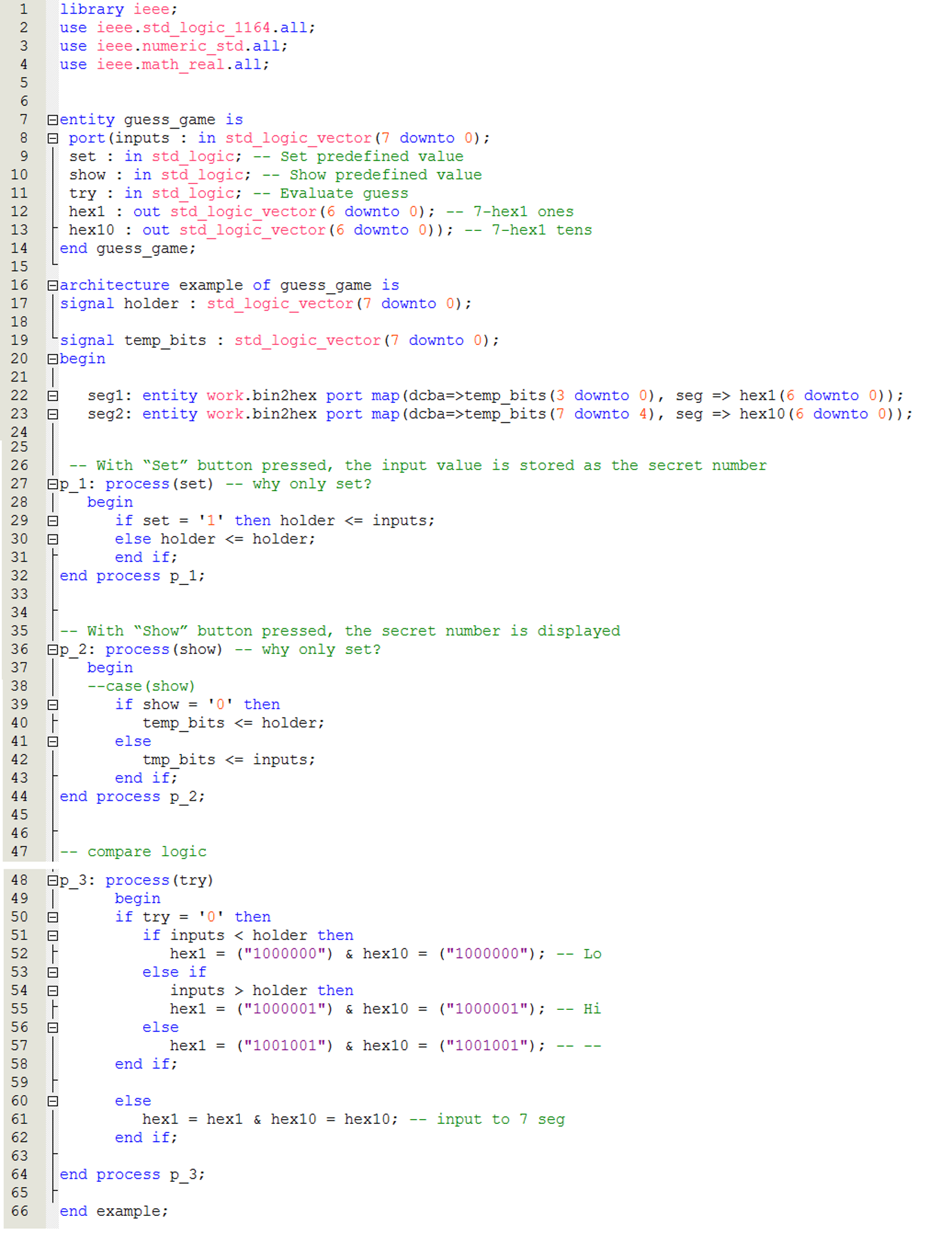 I have a VHDL program which does not work :/#N#can | Chegg.com