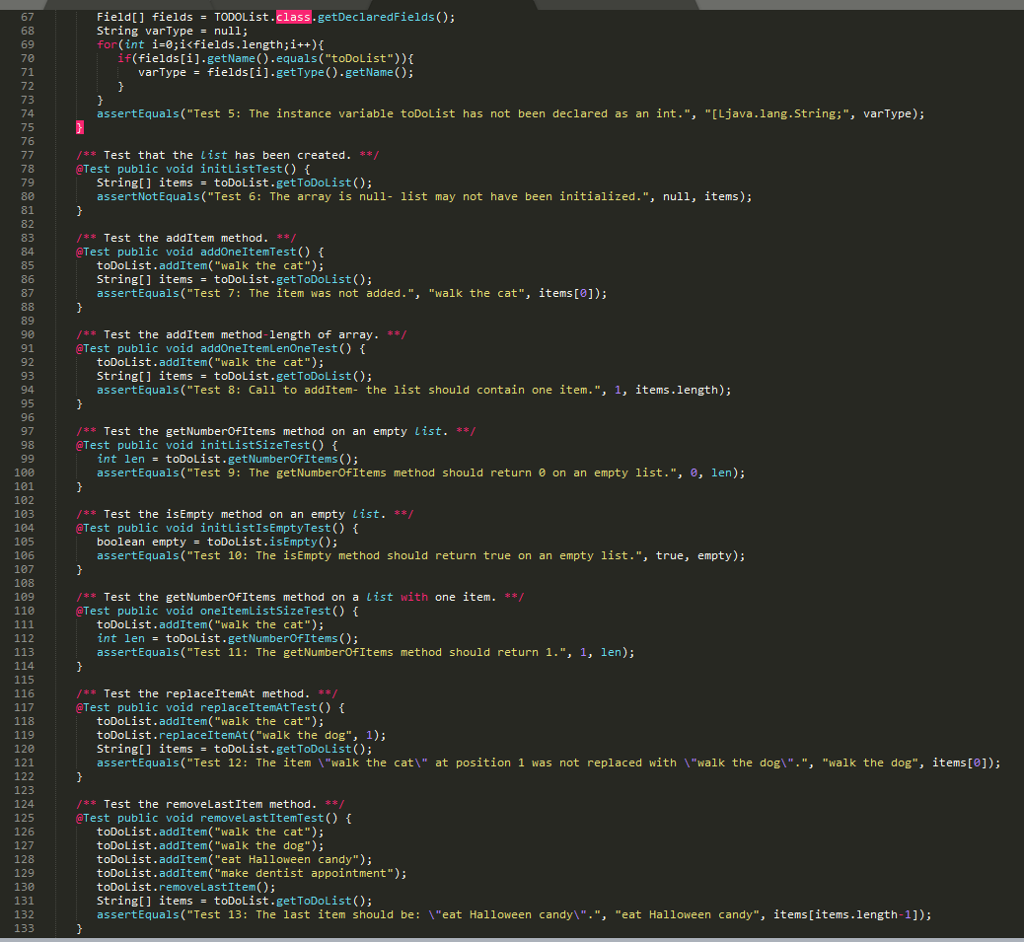 Solved 1 This Class Encapsulates A List Of User Defined