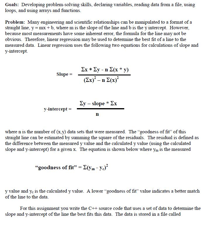 Solved Goals: Developing problem-solving skills, declaring | Chegg.com