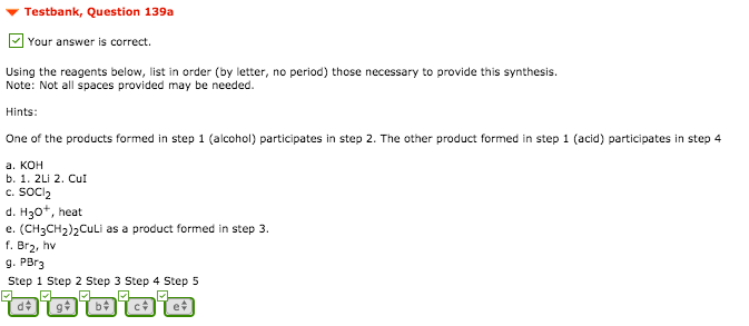 Solved Using ethyl 3-methylbutanoate as your only source of | Chegg.com