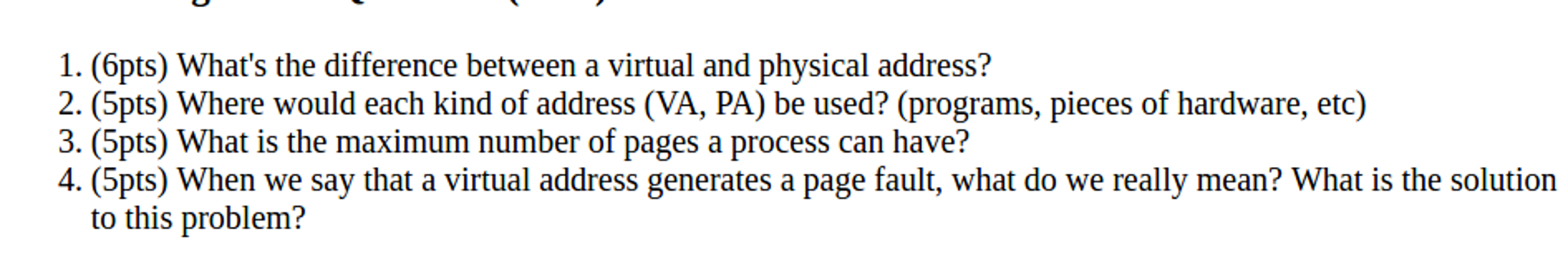 Solved What's the difference between a virtual and physical | Chegg.com