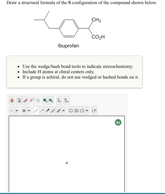 Solved Draw a structural formula of the S configuration of | Chegg.com