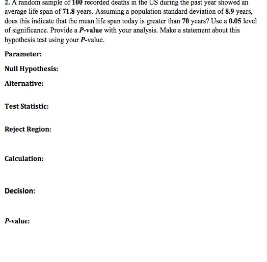A Random Sample Of 100 Recorded Deaths In The US Chegg a-random-sample-of-100-recorded-deaths-in-the-us-chegg