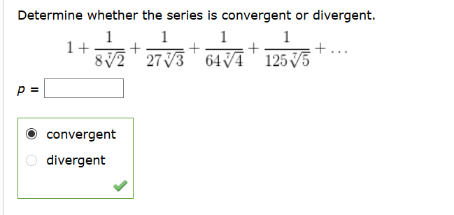 Solved Determine whether the series is convergent or | Chegg.com