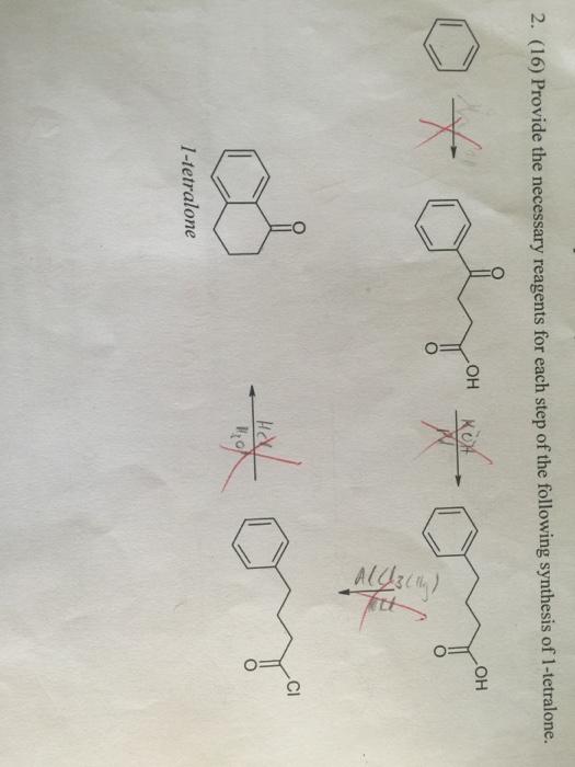 Solved Provide the necessary reagents for each step of the | Chegg.com