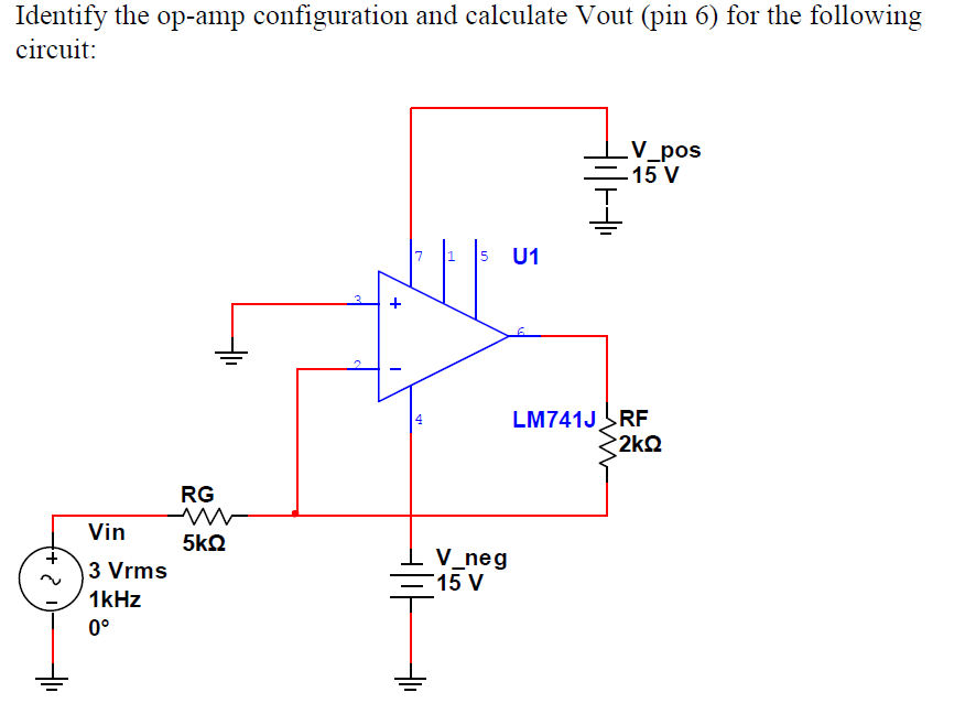 Solved Identify the op-amp configuration and calculate Vout | Chegg.com