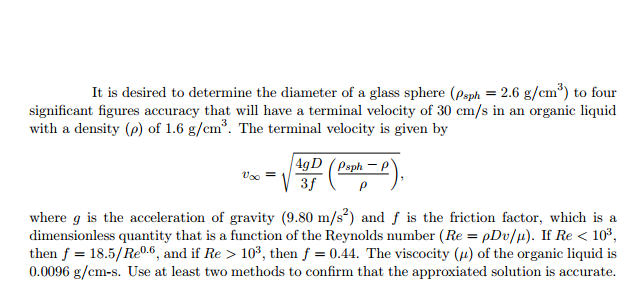Solved Numerical Analysis- MatLab Solve using the bisection | Chegg.com