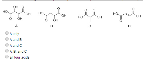 Solved Which of the following acids can potentially be used | Chegg.com