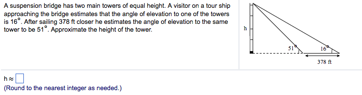Solved A suspension bridge has two main towers of equal | Chegg.com