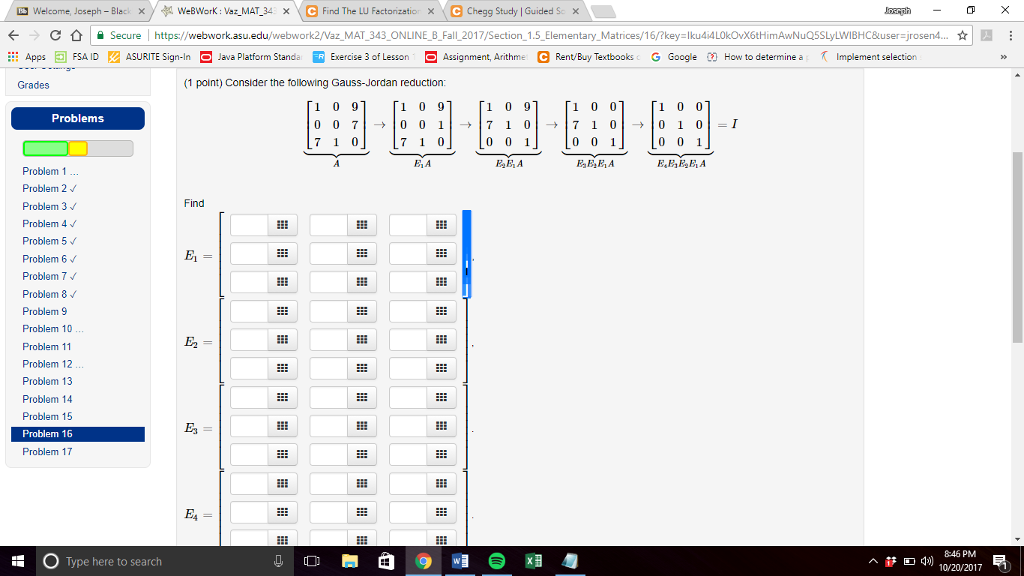 Solved Welcome, Joseph-Blac, WeBWorK : Vaz MAT 34 x G Find | Chegg.com