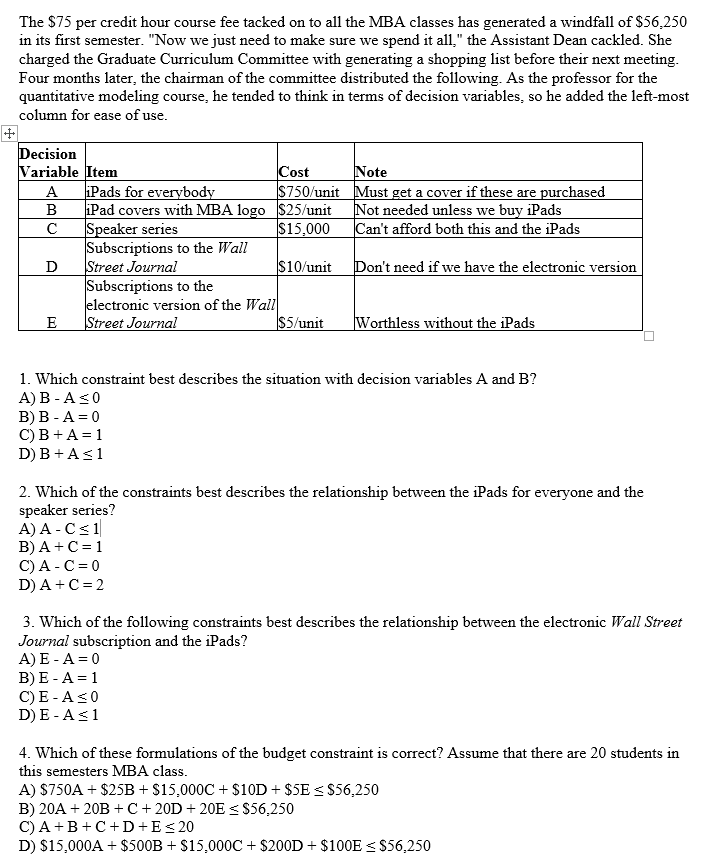 Solved The S75 per credit hour course fee tacked on to all | Chegg.com