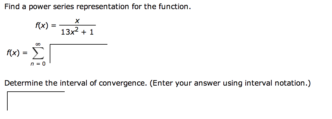 Solved Use differentiation to find a power series re f(x) = | Chegg.com