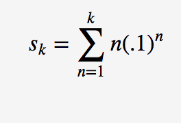 Solved Find S_7 s_k = sigma^k_n=1 n(.1)^n | Chegg.com