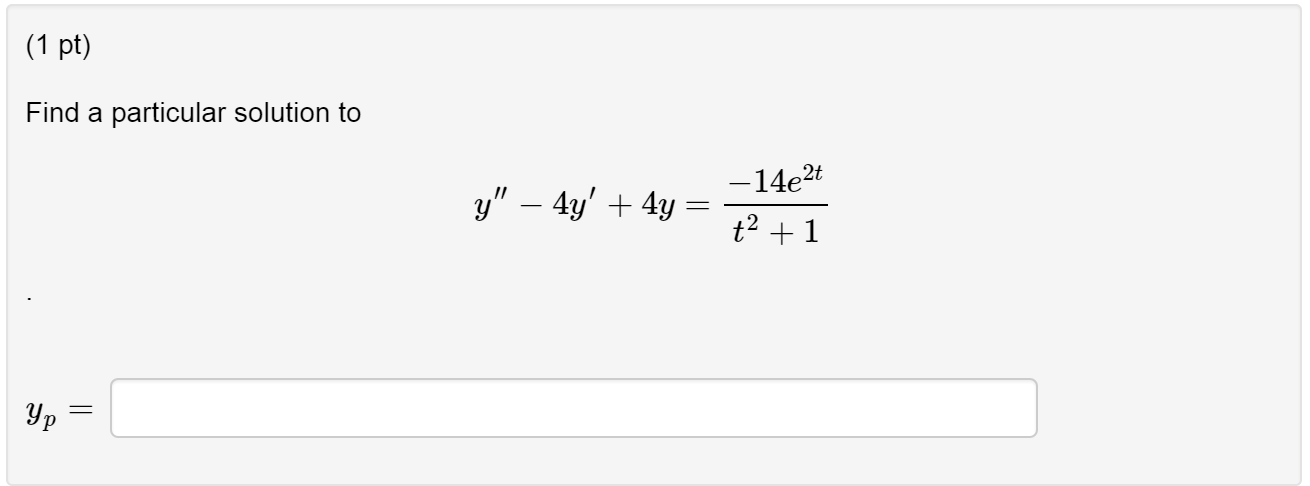 Solved Find a particular solution to y? + 25y = -20 sec(5t). | Chegg.com