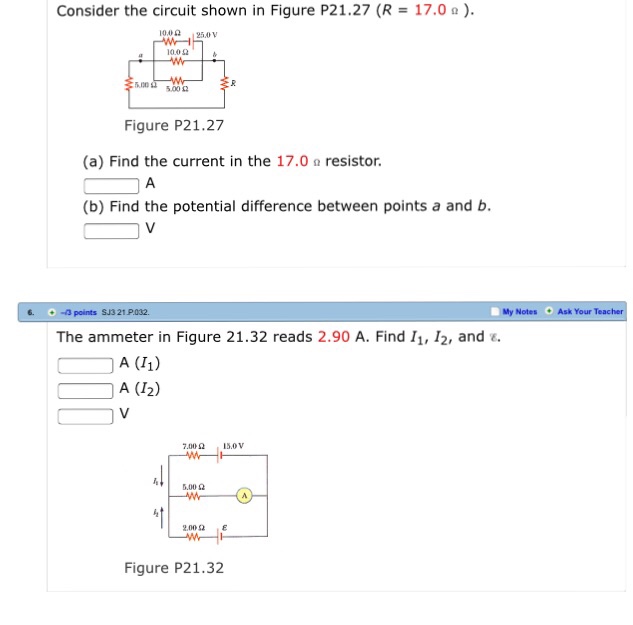 Solved Consider the circuit shown in Figure P21.27 (R = 17.0 | Chegg.com