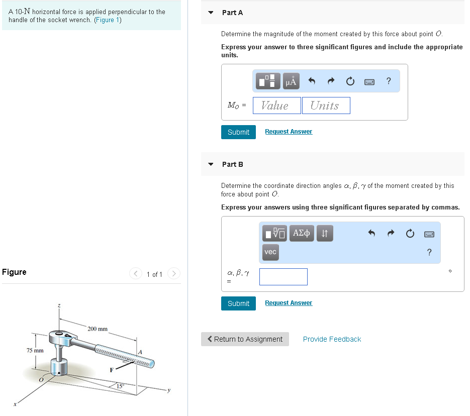 Solved A 10-N horizontal force is applied perpendicular to | Chegg.com Solved A 10-N horizontal force is applied perpendicular to | Chegg.com