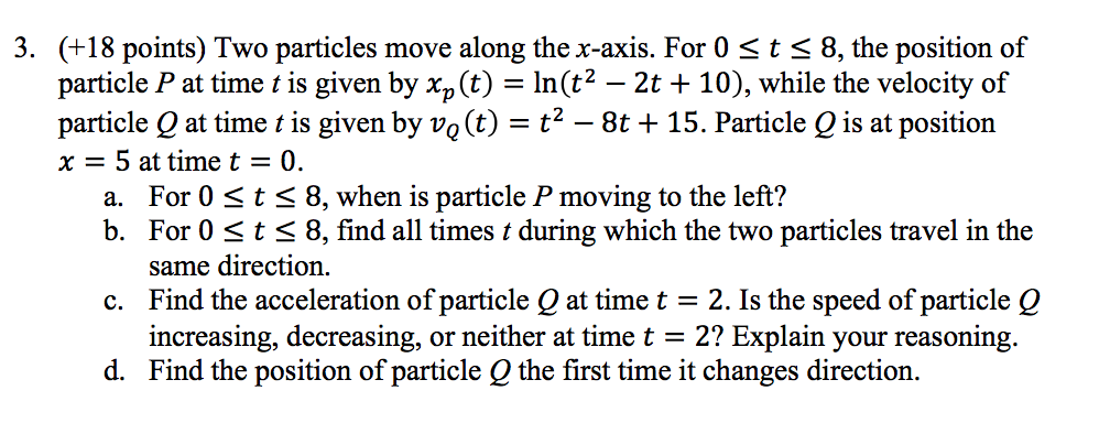 Solved Hi, I need help with this Calculus problem involving | Chegg.com