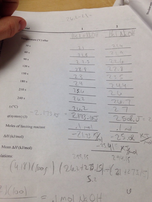 Solve question two please! Calculating enthalpy | Chegg.com