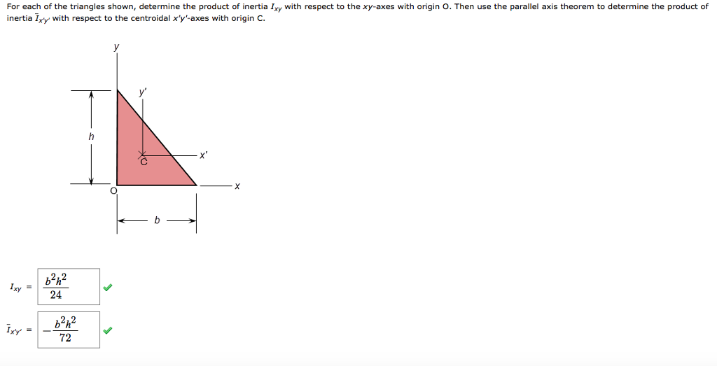 Solved For each of the triangles shown, determine the | Chegg.com
