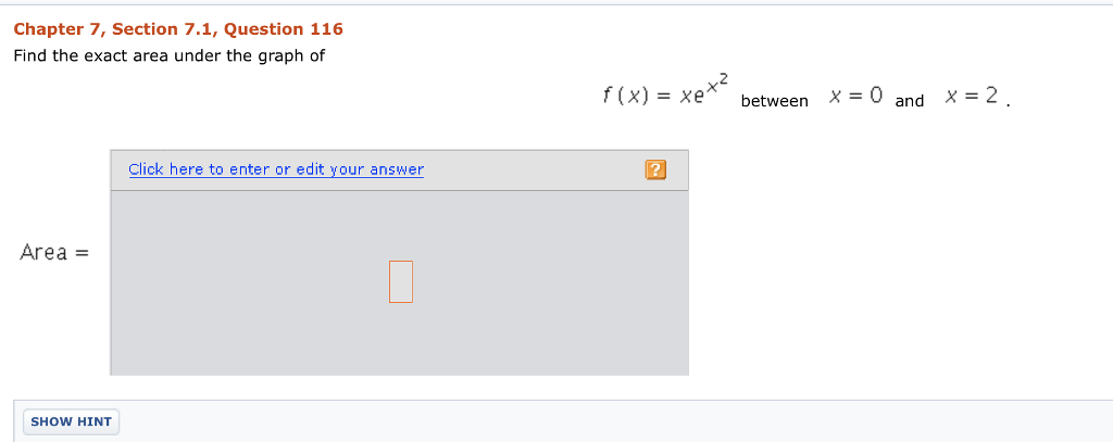 (Solved) - Transcribed image text : Find the exact area under the graph... (1 Answer) | Transtutors