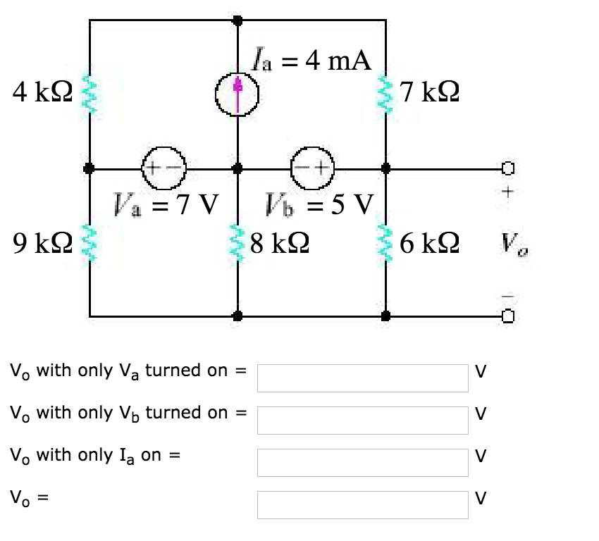 Solved Find Vo in the circuit in the figure below | Chegg.com