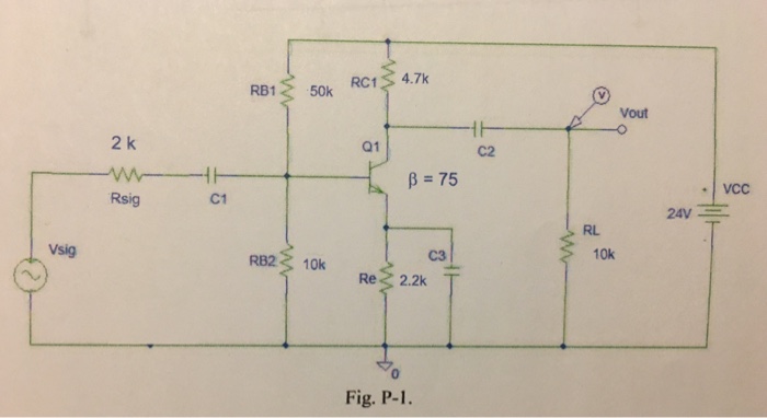 Solved Using appropriate model, voltage gain, input, and | Chegg.com