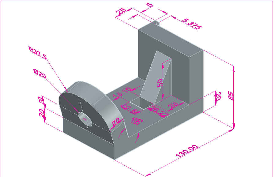 Auto CAD (Drawing - mm) Drawing GD&T | Chegg.com
