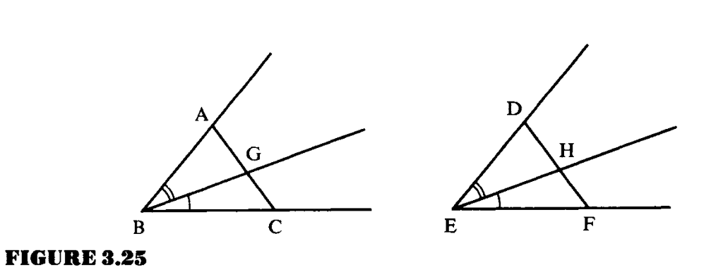 Solved 30 Given Abc 文def And Bg Between Ba And Bc Prove