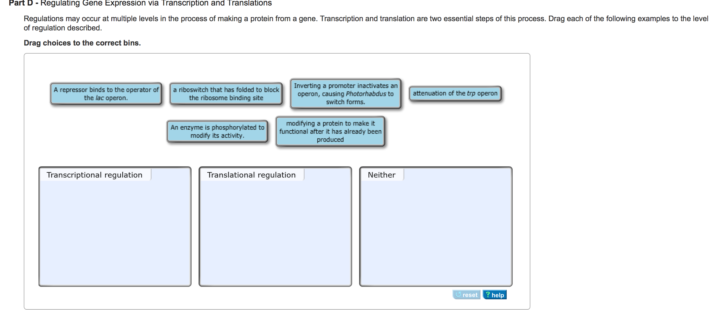 Solved 1. Gene expression can be constitutive or facultative | Chegg.com