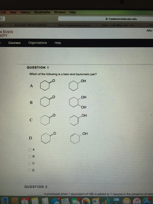 Solved Edit View History Bookmarks Window Help ASU I ASTATE | Chegg.com