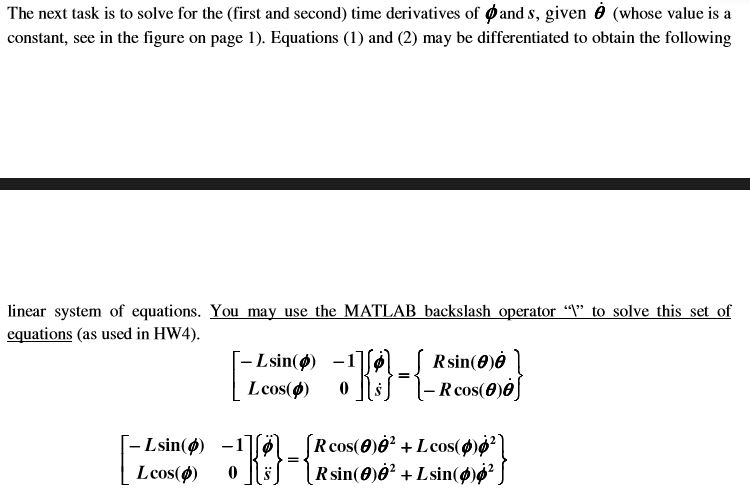 Question Type: Matlab, mechanical engineering, | Chegg.com