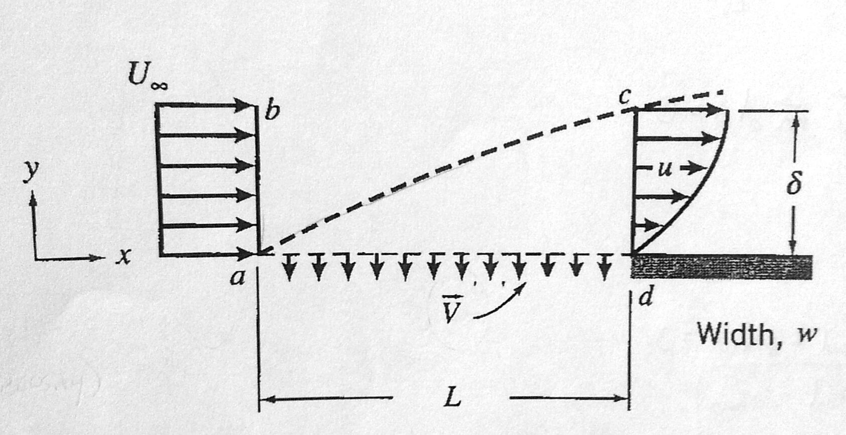 Solved A fluid flows steadily past a porous flat plate. | Chegg.com